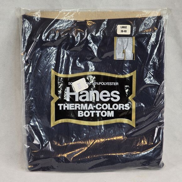 Hanes | Underwear & Socks | Vintage Hanes Thermal Color Bottom Mens Sz ...
